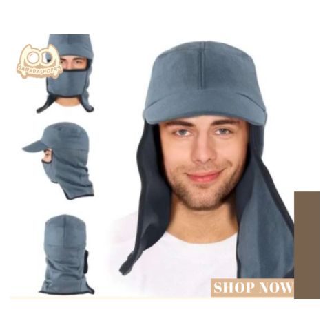 Jual (TP19) Topi Jepang Topi Pancing Topi Masker Samping Topi Petani ...