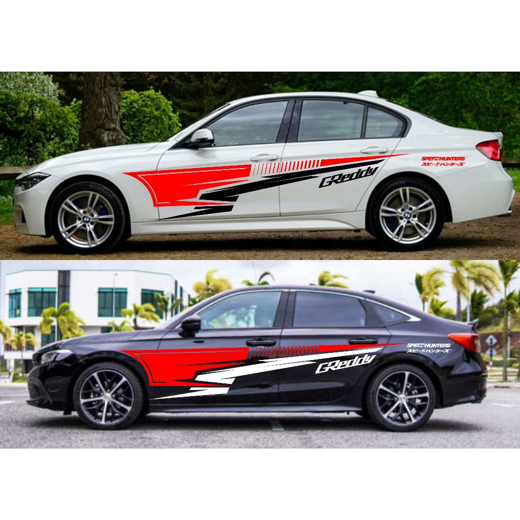 Jual Stiker livery mobil sport sedan - Cuting stiker liveri mobil sedan ...