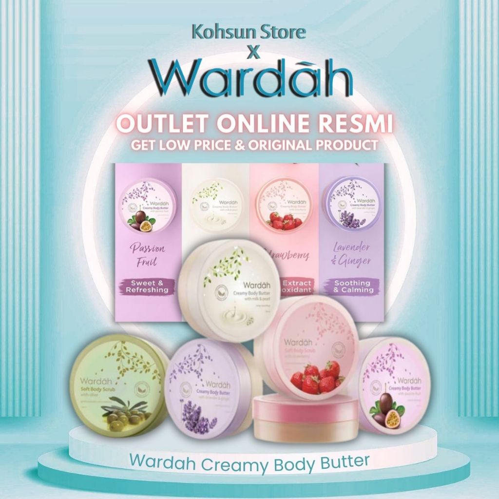 Jual Wardah Creamy Body Butter 50 ml - Membantu melembabkan dan ...