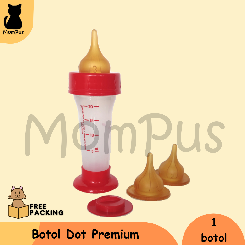 Jual Dot Botol Baby Cat PREMIUM Susu Bayi Anak KUCING Lahir Tanpa Induk ...