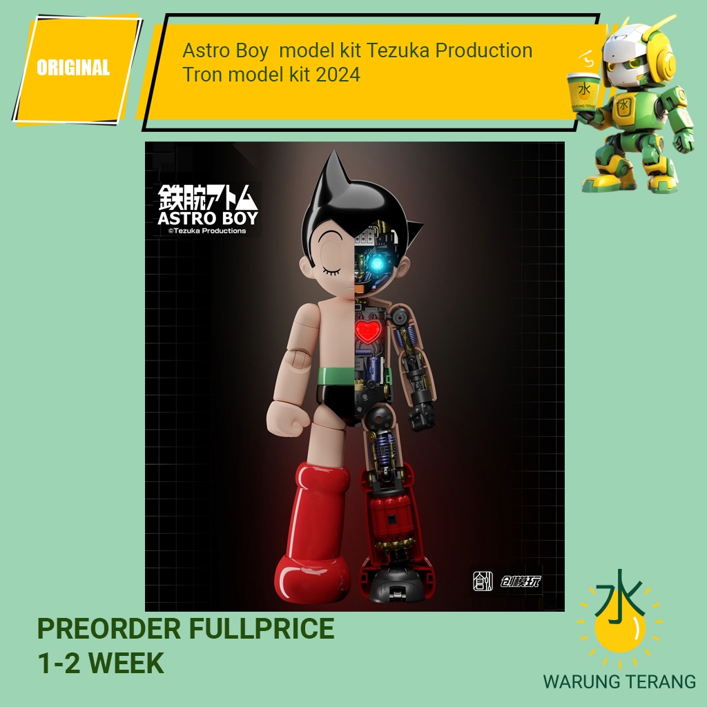 Jual Astro Boy model kit Tezuka Production Tron model kit 2024 | Shopee ...