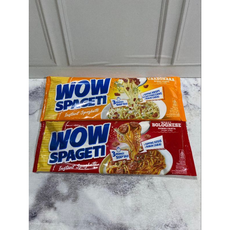 Jual MIE WOW SPAGETI INSTANT BY MAYORA /MIE WOW 84gr | Shopee Indonesia
