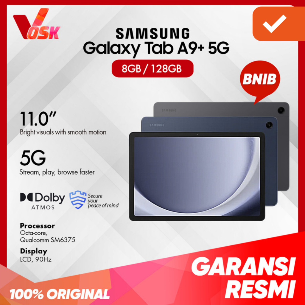 Jual Samsung Galaxy Tab A9 Plus (8/128GB) / A9 Plus Wifi (4/64GB) Garansi Resmi | Shopee Indonesia