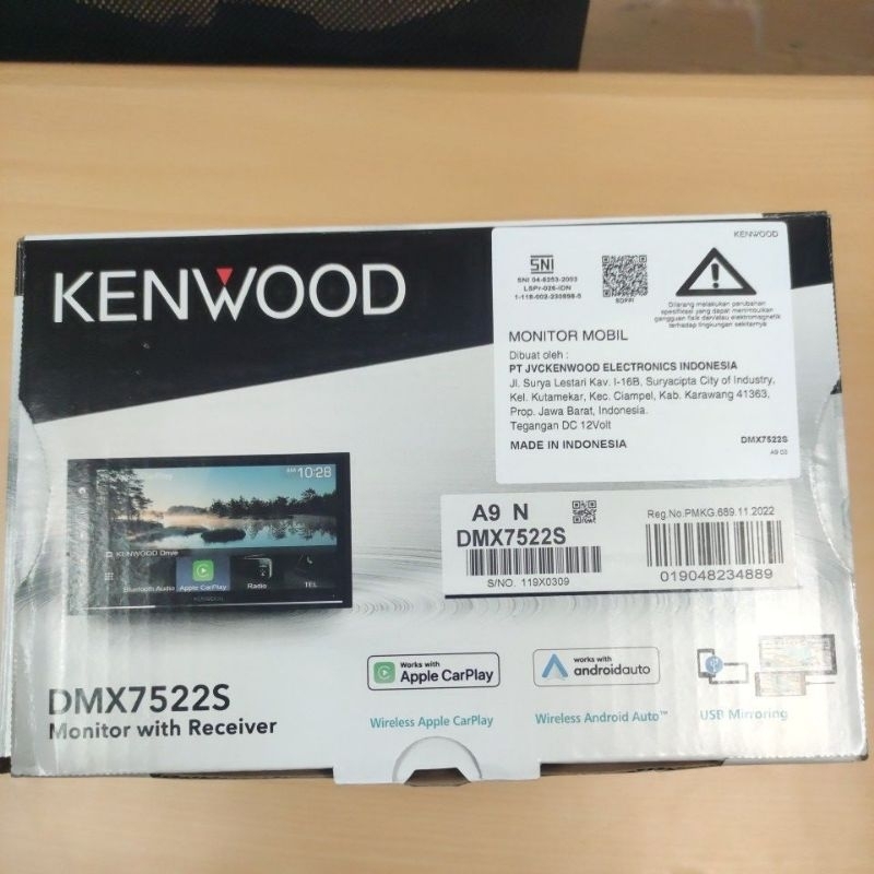 Jual KENWOOD DMX 7522S HEAD UNIT KENWOOD DOUBLE DIN TAPE KENWOOD DMX7522S | Shopee Indonesia