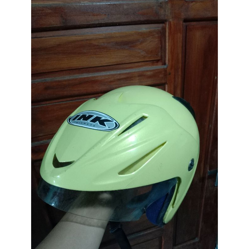 Jual helm ink cx22 ungu,putih,kuning,biru,pink | Shopee Indonesia