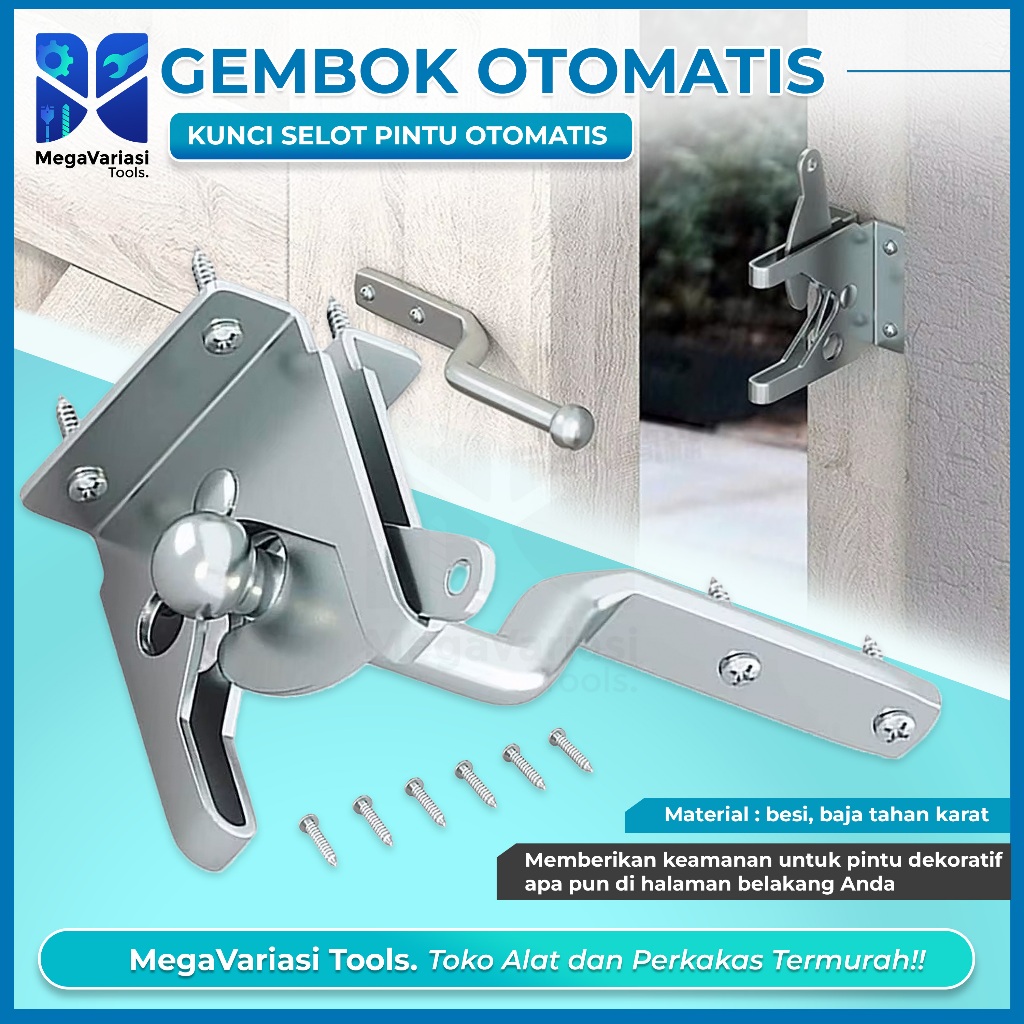 Jual Kunci Selot Pintu Otomatis Bahan Baja Electroplated Untuk Pagar ...