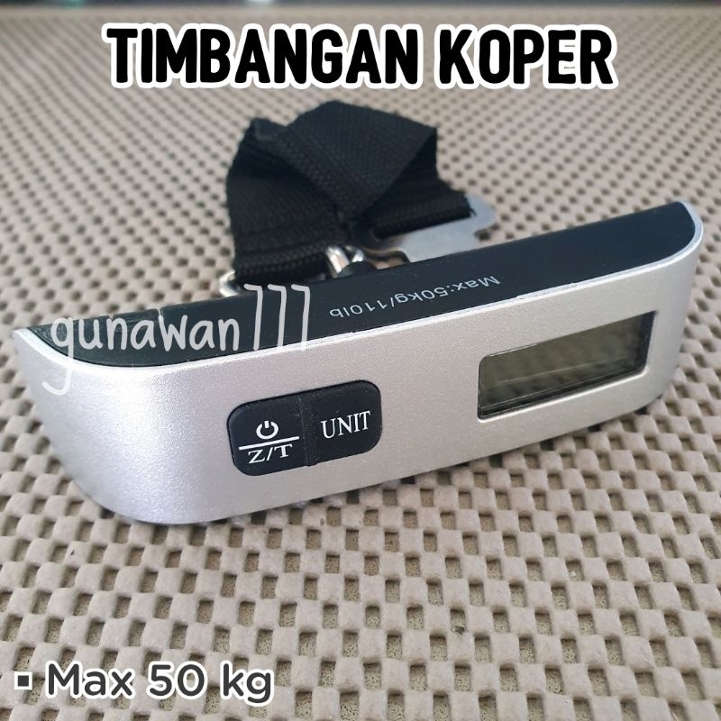 Jual Timbangan Koper Timbangan Traveler Max 50 kg | Shopee Indonesia