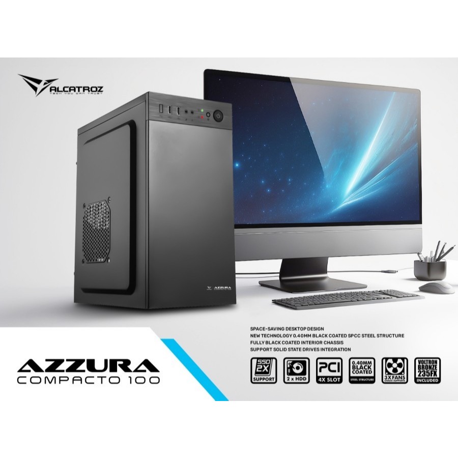 Jual Casing Alcatroz Azzura Compacto 100 Include PSU / Compacto PRO 1 ...