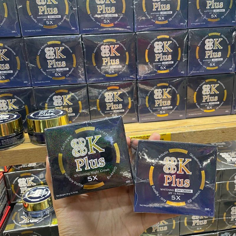 Jual 4K PLUS WHITENING NIGHT CREAM 5X THAILAND BLACK BOX ORIGINAL New ...