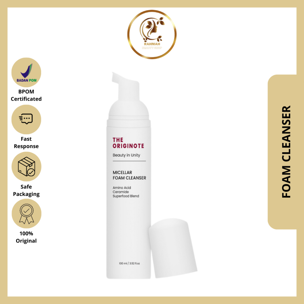 Jual The Originote Micellar Foam Cleanser - Sabun Cuci Muka Busa Facial ...