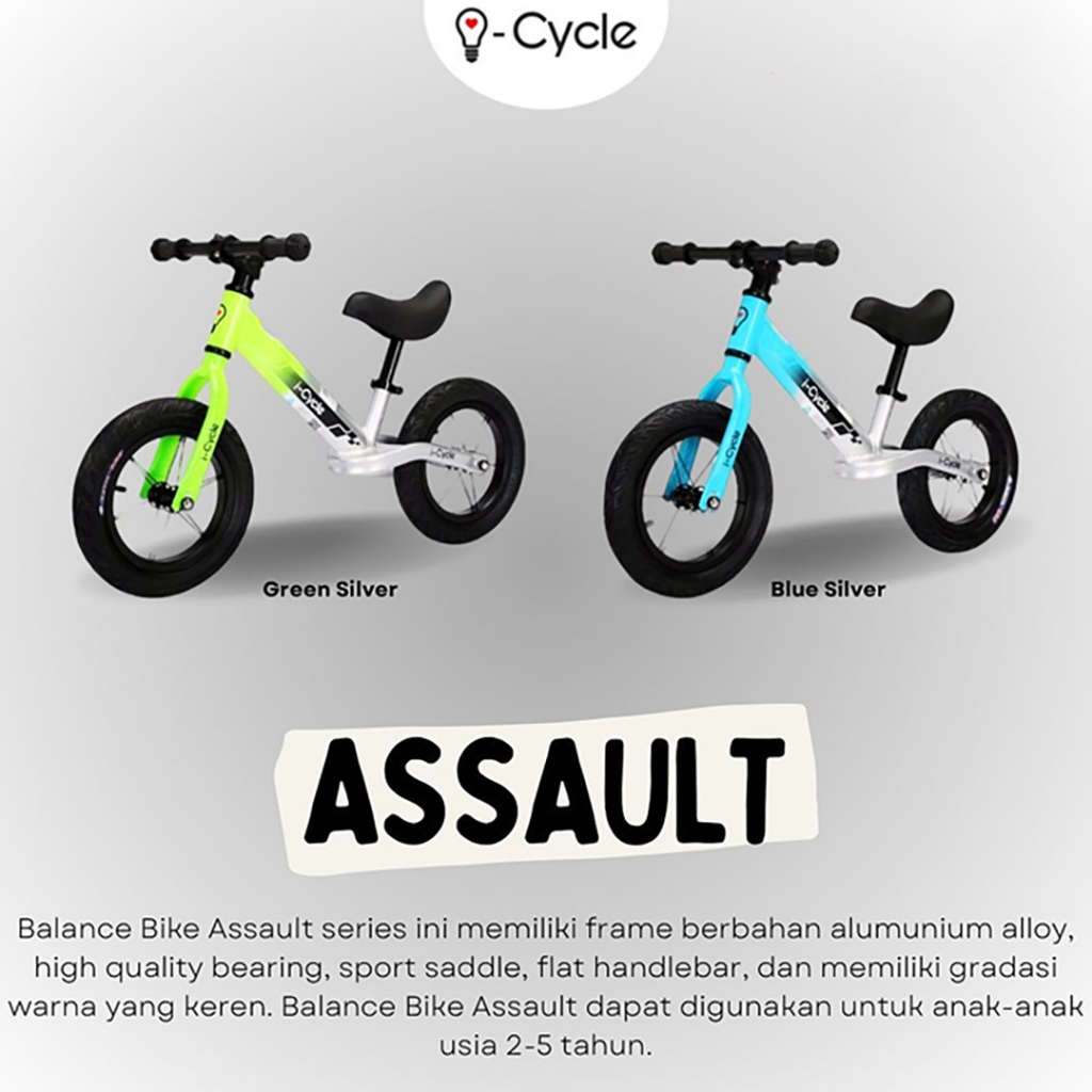 Jual ASSAULT Sepeda Anak Push Bike I-Cycle Assault 12" Pushbike ...