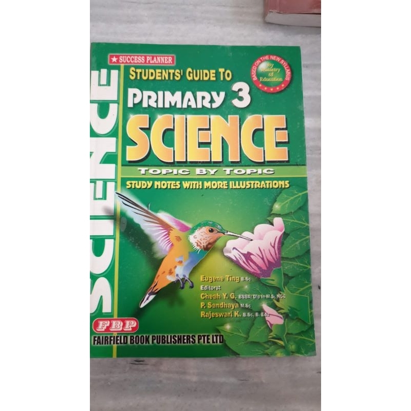 Jual STUDENT'S GUIDE TO PRIMARY 3 SCIENCE TOPIC BY TOPIC STUDY NOTES ...