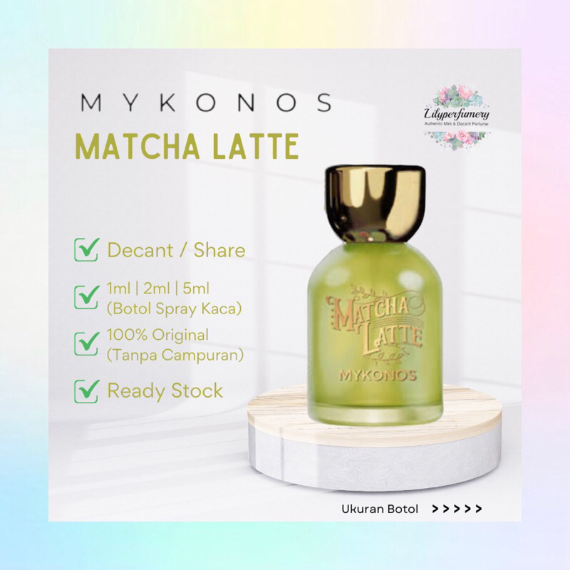 Jual Parfum Decant / Share MYKONOS MATCHA LATTE Extrait De Parfum 1 ml | 2 ml | 5 ml (Authentic ...