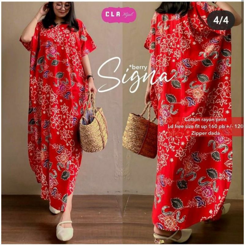 Jual New Long Lowo Jumbo Batik Cap Rayon Super - Long Dress Lowo Signa ...