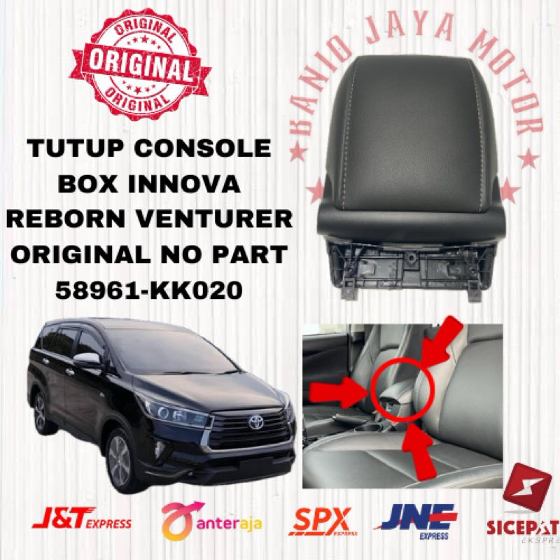 Jual TUTUP CONSOLE BOX INNOVA REBORN VENTURER ORIGINAL NO PART 58961 ...