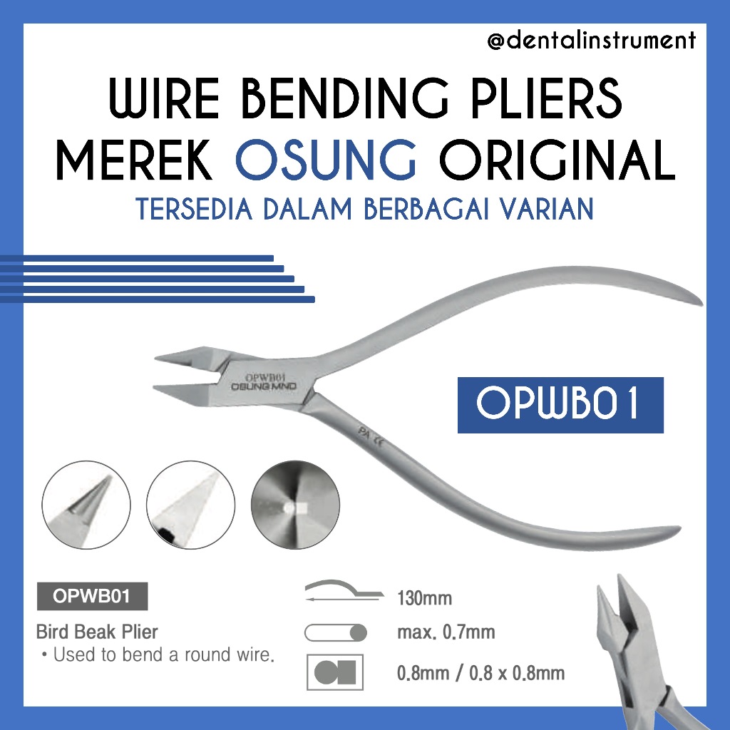Jual Wire Bending Plier Tang Orto Ortho Universal Kawat Gigi Merek ...