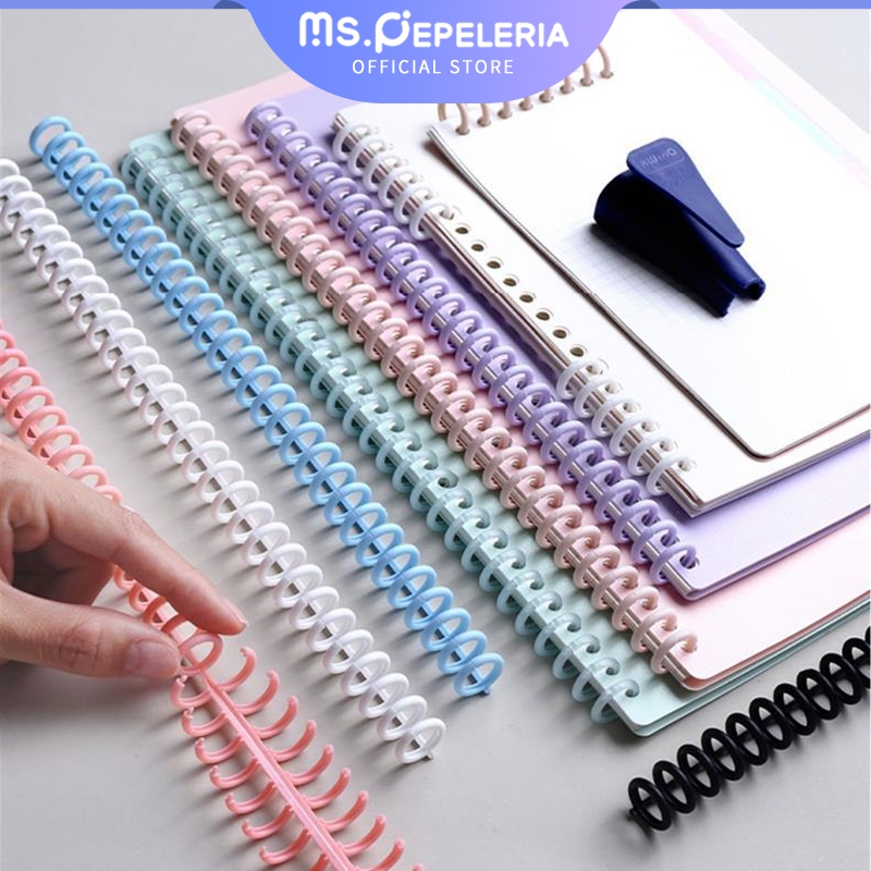 Jual Ring Binder DIY Spiral Binder/loose leaf Binding Strip 30 Lubang ...