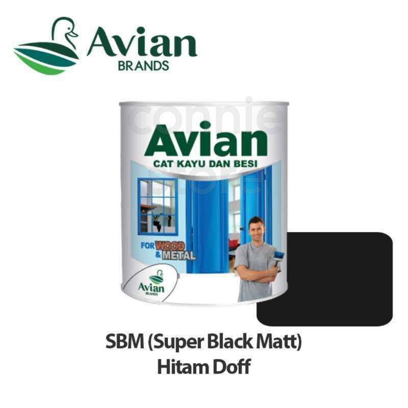 Jual Avian Cat Kayu Besi Super Black Matt SBM 1kg hitam doff | Shopee ...