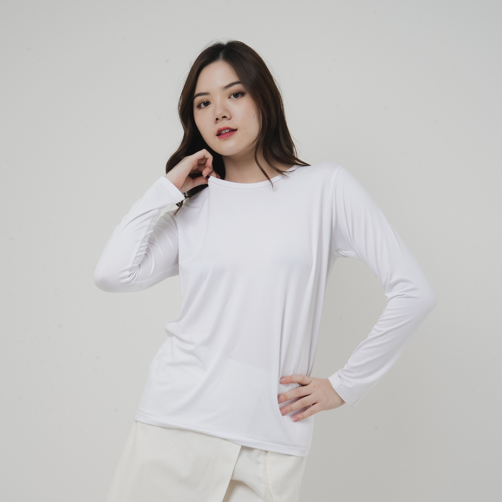 Jual Ziandglo Kayla Inner Basic T-Shirt | Inner Wanita Kerah Biasa ...