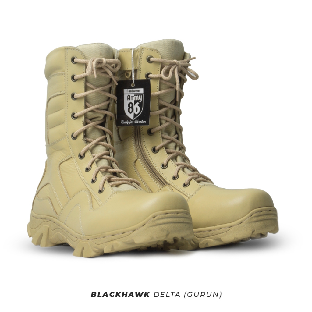 Jual Army86 Sepatu PDL Pria Tactical cream Blackhawk Gurun Delta Boots ...