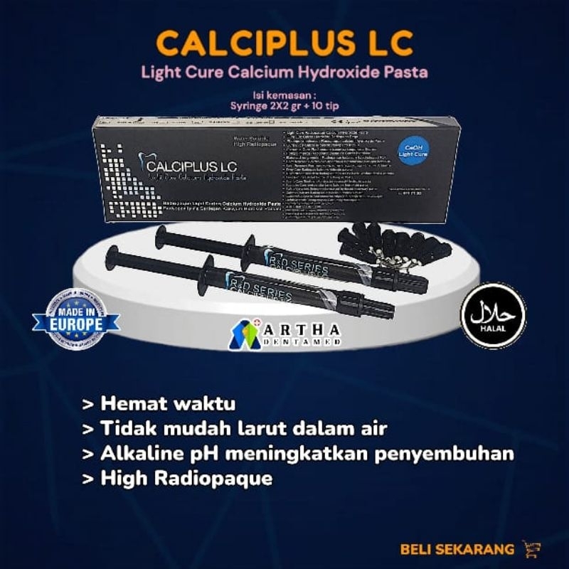 Jual CALCIPLUS LC / LIGHT CURE CAVITY LINER IMYCRIL | Shopee Indonesia