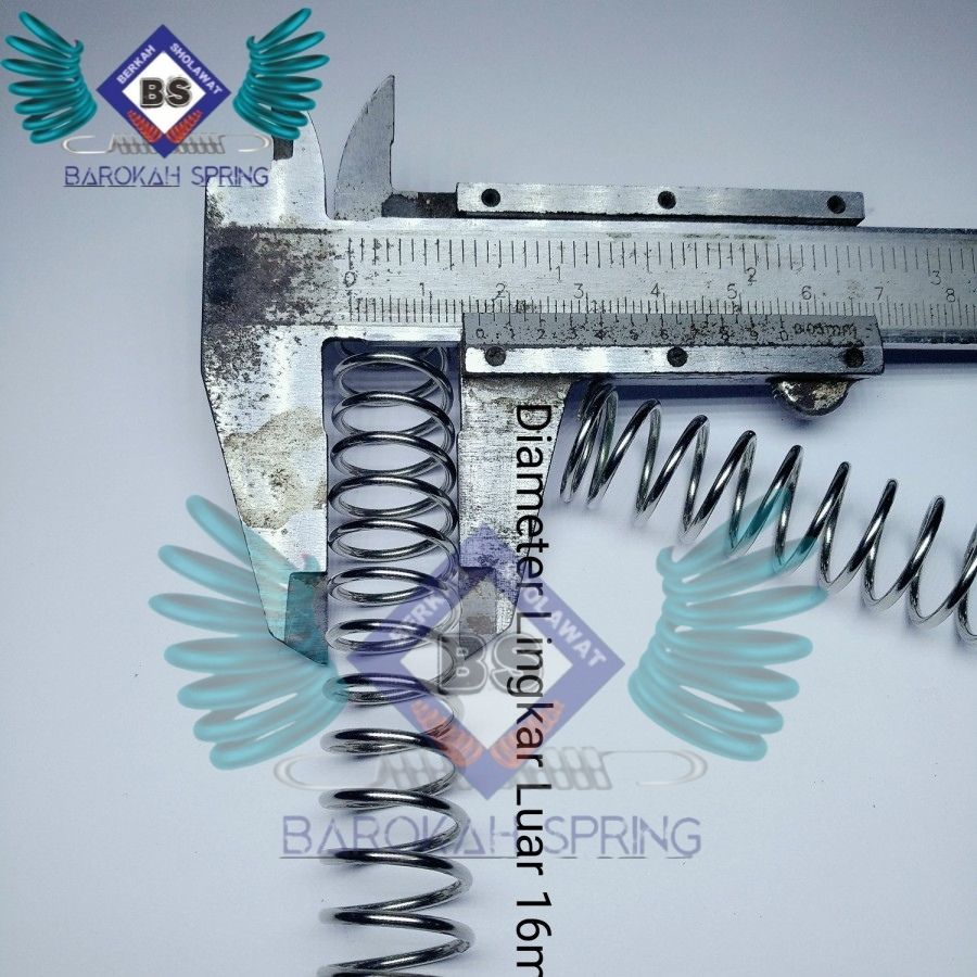 Jual Per spring teken stainless 1,5mm | Shopee Indonesia
