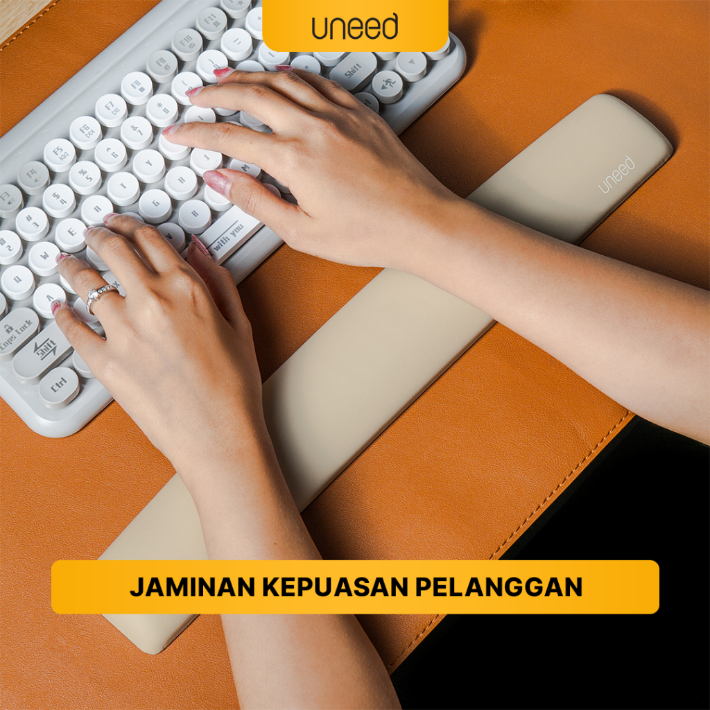 Jual UNEED Keyboard Wrist Rest Pad Full Size Anti Slip – UWP412 | Shopee Indonesia