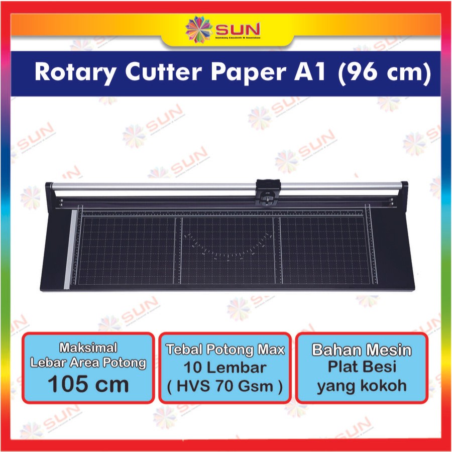 Jual Rotary Paper Cutter Trimmer A4 / A3 / A2 / A1 - Alat Potong ...