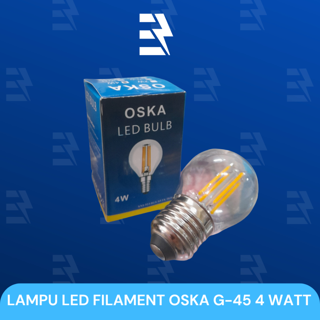 Jual OSKA LAMPU LED FILAMENT G-45 4 WATT KUNING | Shopee Indonesia