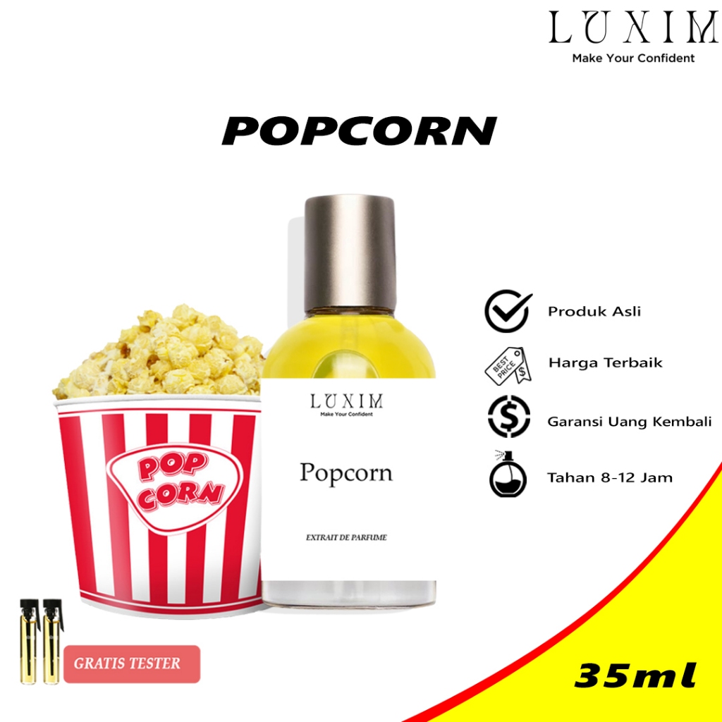 Jual Parfum Wanita Pria Aroma Jagung Popcorn Bioskop Segar Vanilla ...