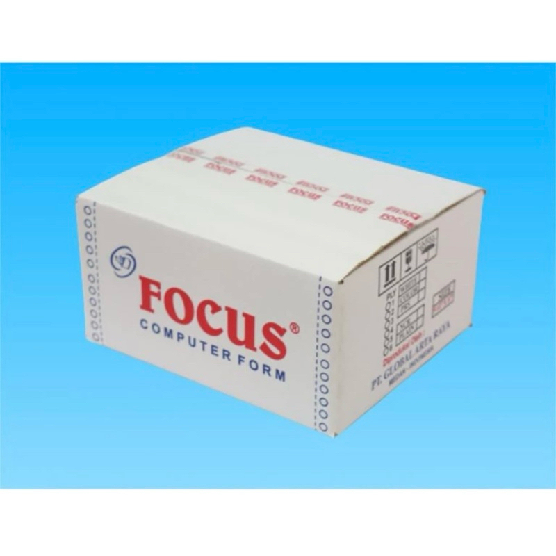 Jual Kertas Continuous Form Focus 9,5” x 11” (3 ply NCR) | Shopee Indonesia