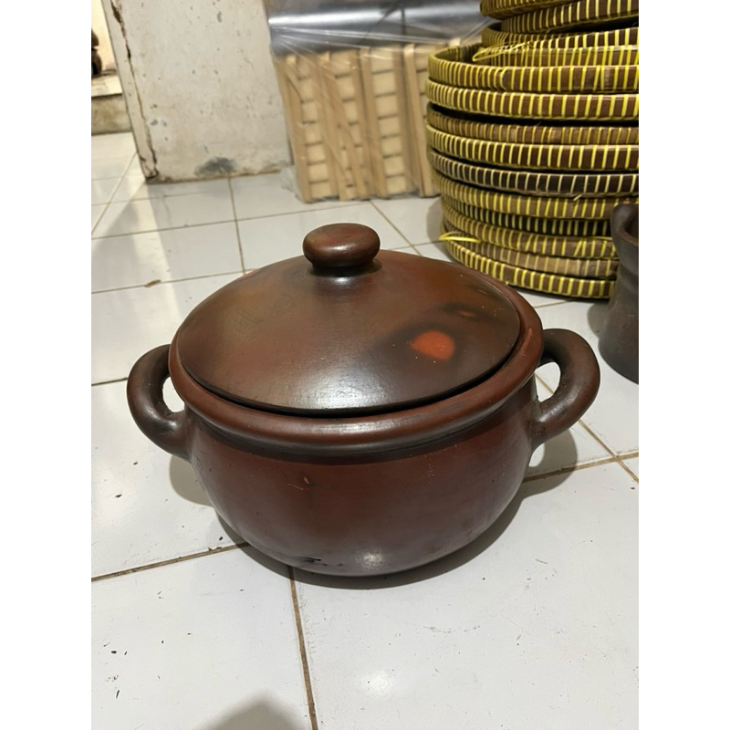 Jual Panci priuk gerabah tanah liat jumbo 30cm MURAH | Shopee Indonesia
