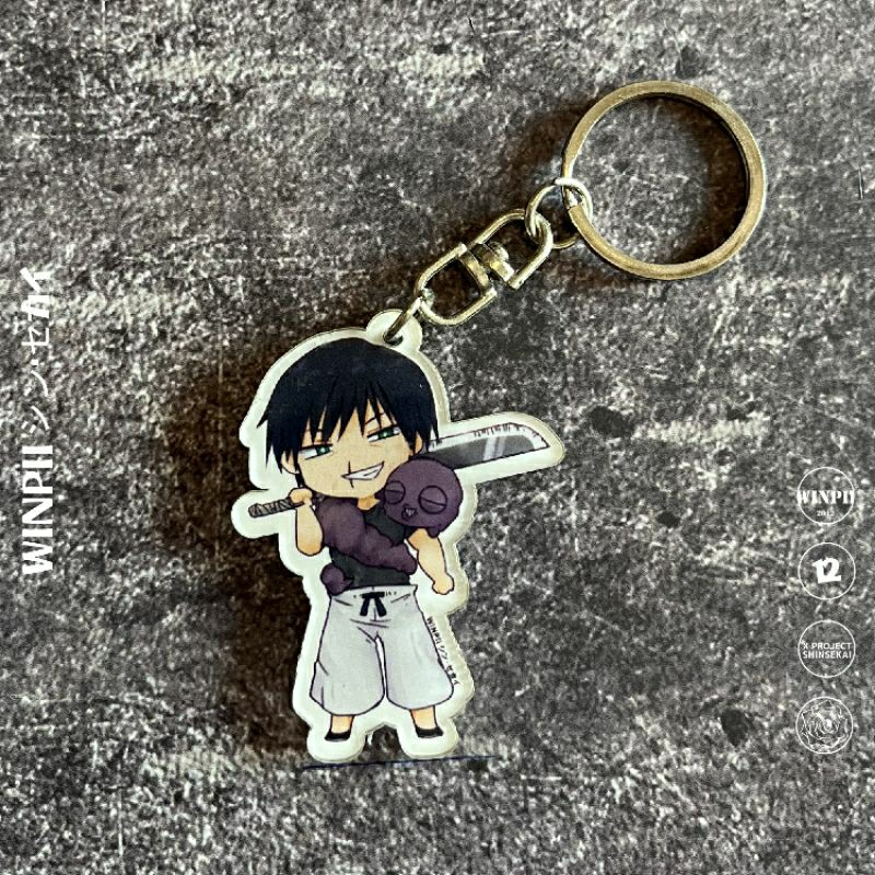 Jual Gantungan Kunci / Keychain Akrilik Toji Fushiguro Anime Jujutsu ...