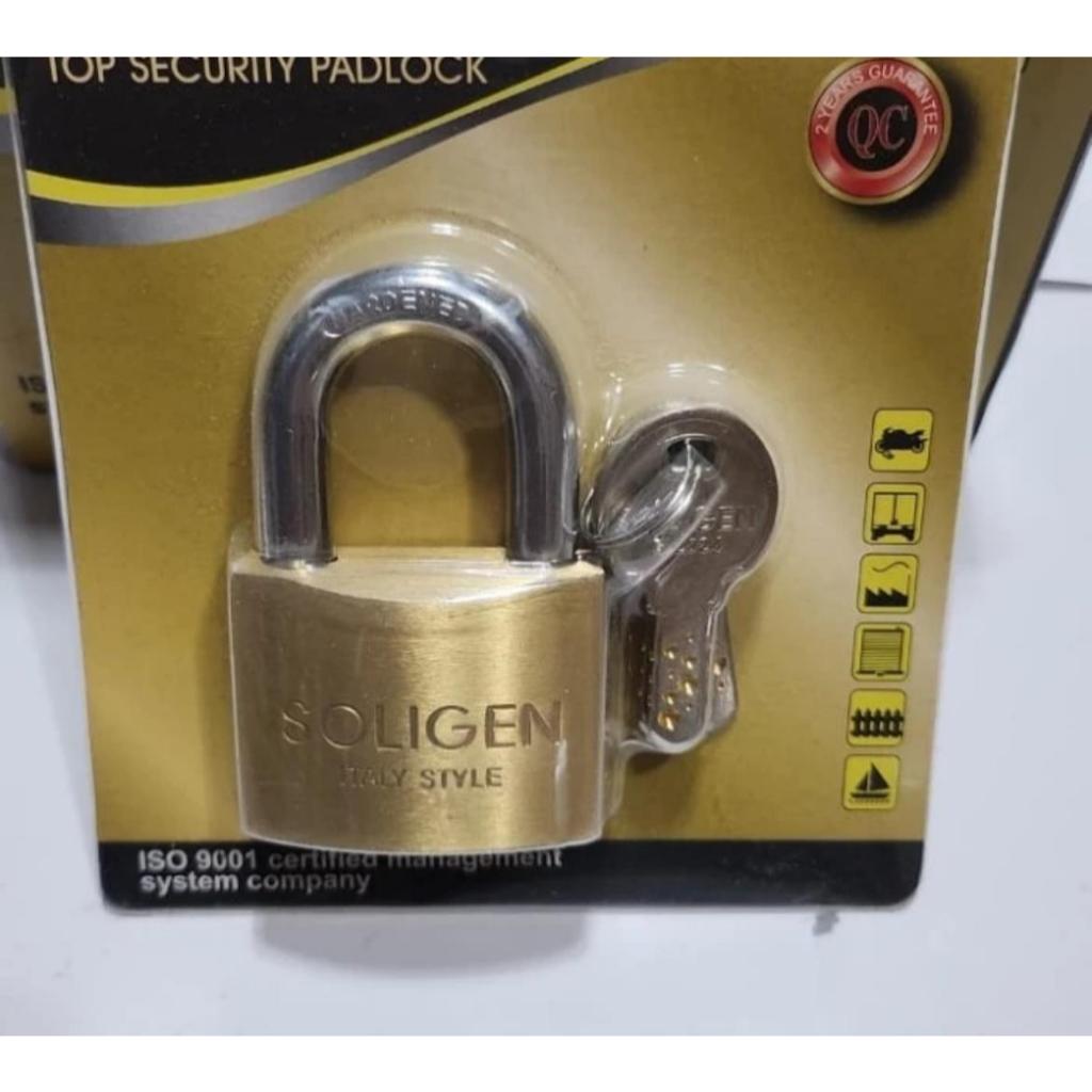 Jual Gembok Pintu Pagar Komputer SOLIGEN 40 , 50 MM Pendek / Gembok ...