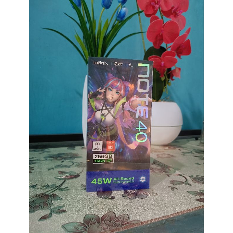 Jual Infinix note 40 ram 8/256gb gress segel box | Shopee Indonesia