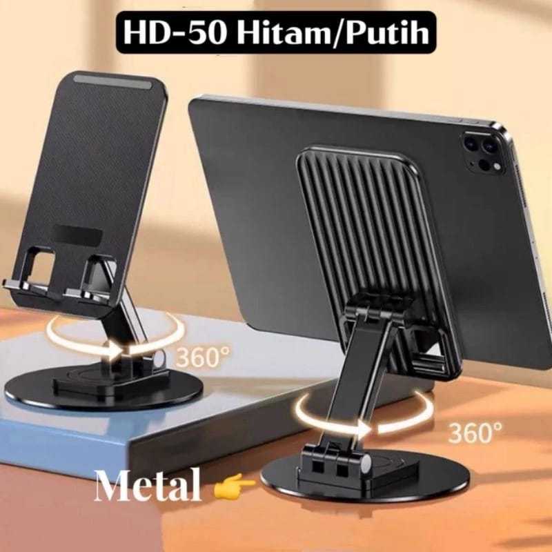 Jual Holder Desktop HD-50 Rotate 360 Metal Holder Meja #Kita | Shopee ...