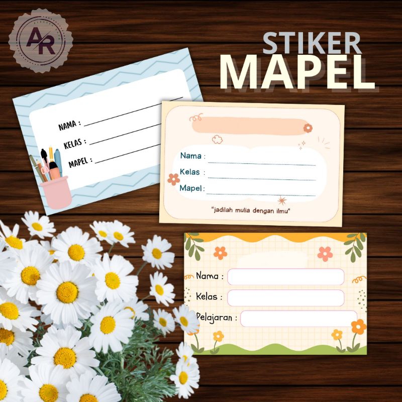 Jual STIKER BUKU MATA PELAJARAN / STIKER NAMA MAPEL BUKU | Shopee Indonesia