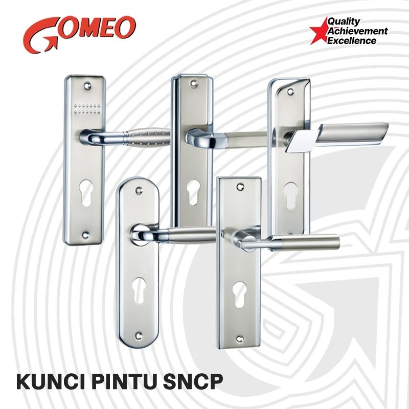 Jual Handle Kunci Pintu Set Putih SNCP Gomeo Tanggung Besar | Shopee ...