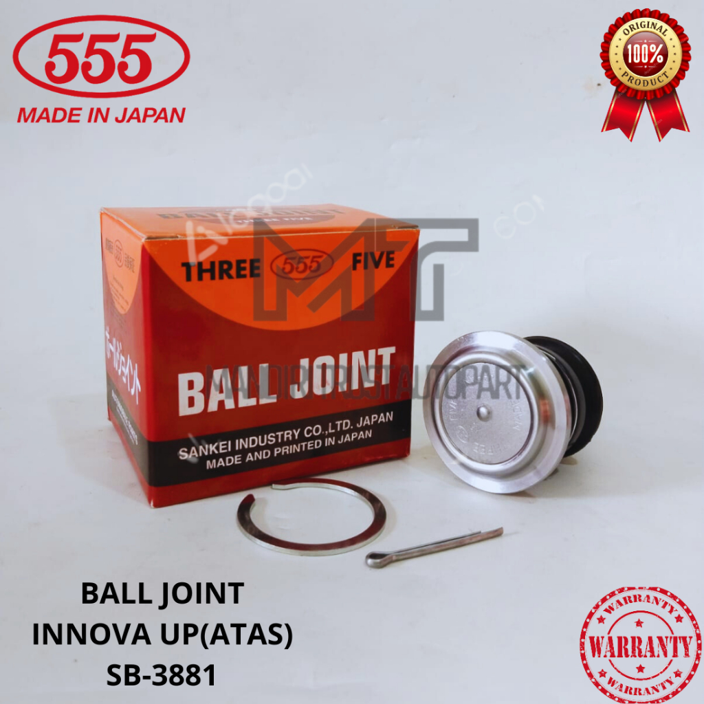 Jual BALL JOINT UPPER ARM UP ATAS INNOVA OLD HILUX FORTUNER 555 HARGA ...