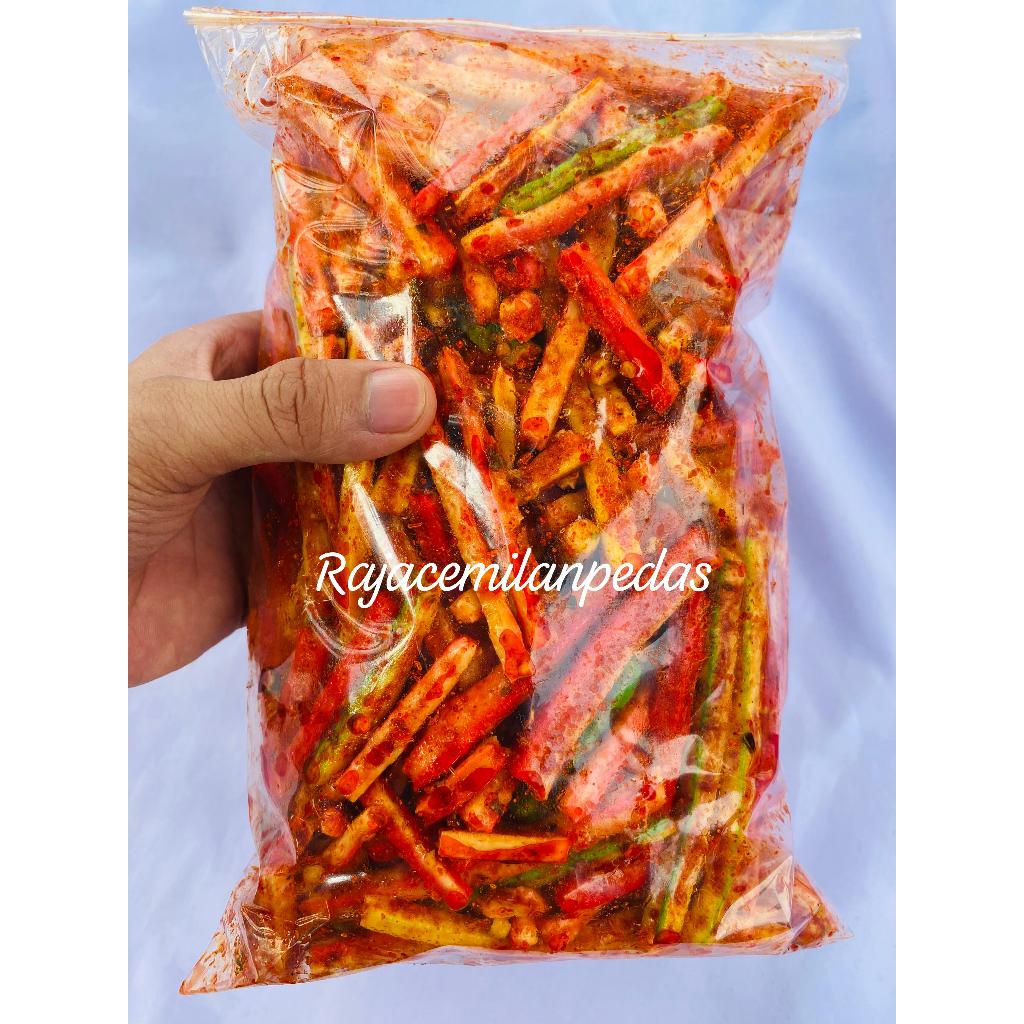 Jual seblak kerupuk jaat beton pedas daun jeruk 500gram bumbu melimpah ...