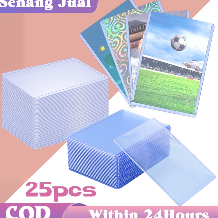 Jual 25Pcs Toploader Card Protector Transparan Card Sleeve Pokemon ...