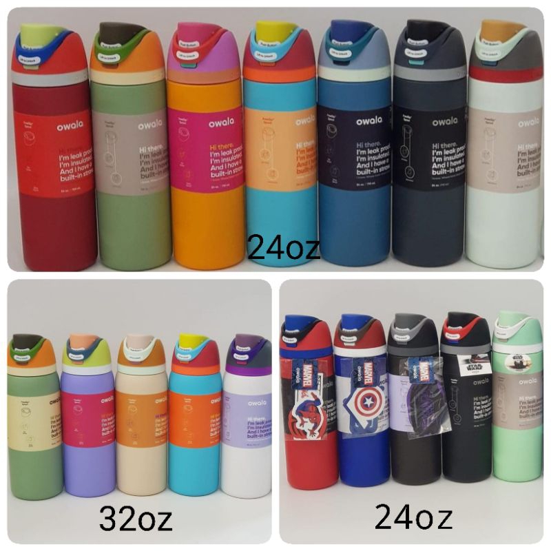 Size Comparison Between Owala 32 Oz Vs 40 Oz Owala FreeSip SS, 32oz, Dreamy Field Owala 32 Oz Vs ...