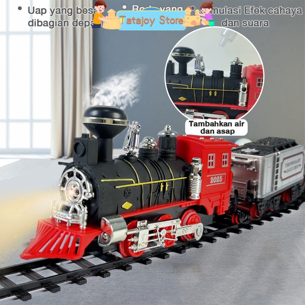 Jual BOBO kereta api rel train lokomotif mainan anak kereta api panjang ...