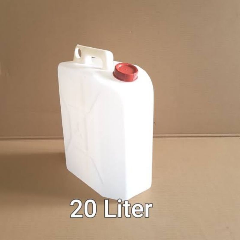 Jual Jerigen Minyak UK 20 Liter Tutup Putar Double Tidak Tumpah ...