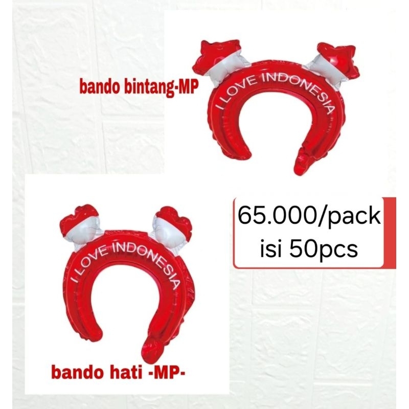 Jual bando balon merah putih | Shopee Indonesia