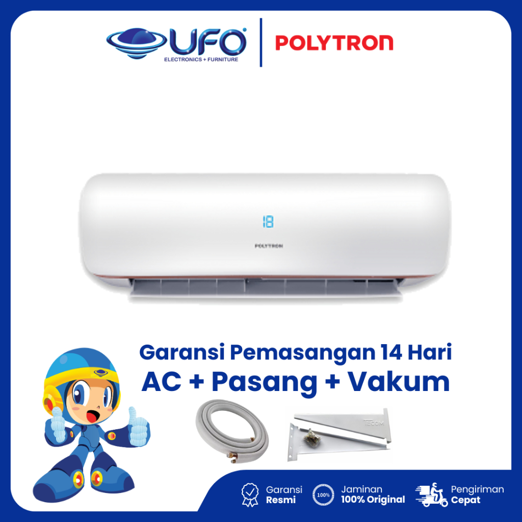 Jual AC Polytron 0,5 PK Split Standart Neuva Pro PAC05VZ | Shopee Indonesia