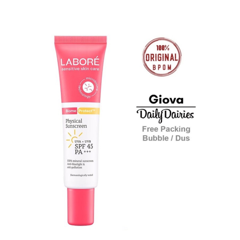 Jual Labore biomeprotect acne & oil correct physical sunscreen SPF 50 ...