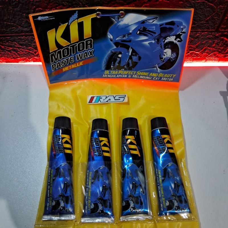 Jual KIT Motor Paste Wax Metallic Motor Paste Wax 60gr Pembersih Body ...