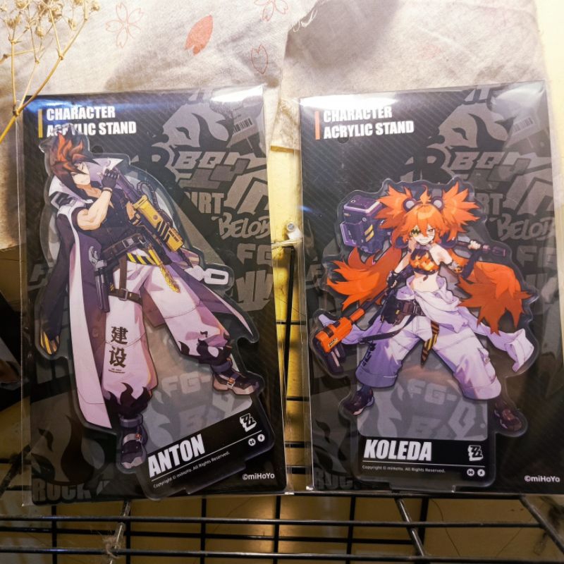 Jual Zenless Zone Zero ZZZ Official Merchandise Standee Belobog Anton ...