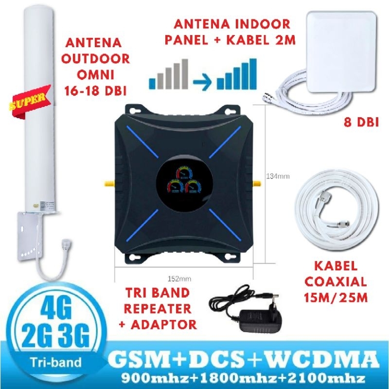 Jual PENGUAT JARINGAN SINYAL HP INTERNET 4G 3G 2G KAPAL LAUT PERKOTAAN KOTA BASEMENT APARTEMEN ...